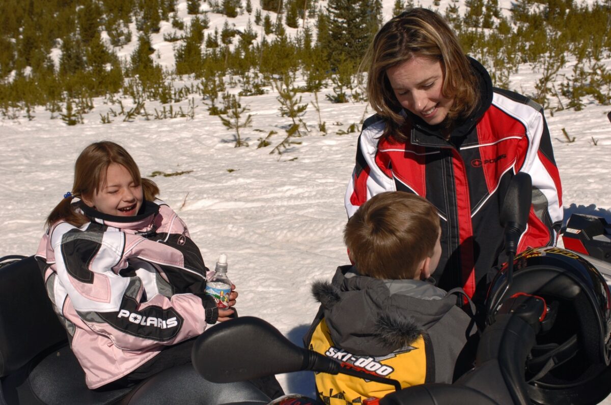 Snowmobiling With Kids - Intrepid Snowmobiler